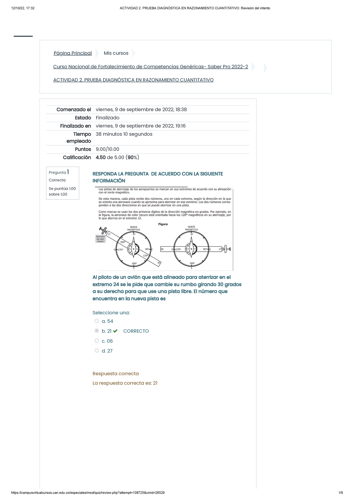 Prueba Diagnóstica EN Razonamiento Cuantitativo - Página Principal Mis ...