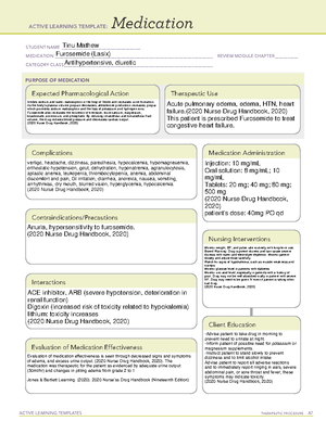 Active Learning Template medication calcium citrate - ACTIVE LEARNING ...