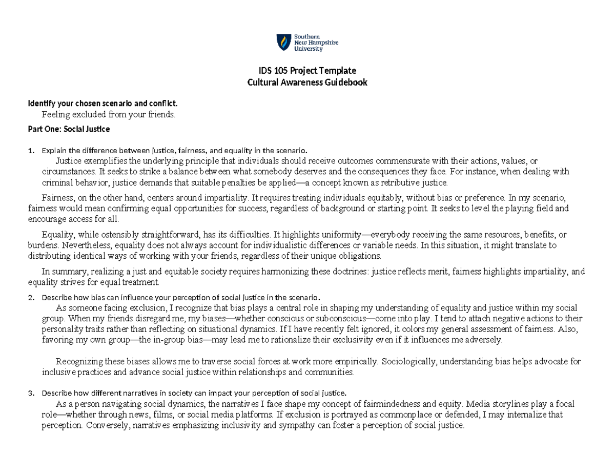 IDS 105 Project Module 7 Final - IDS 105 Project Template Cultural ...