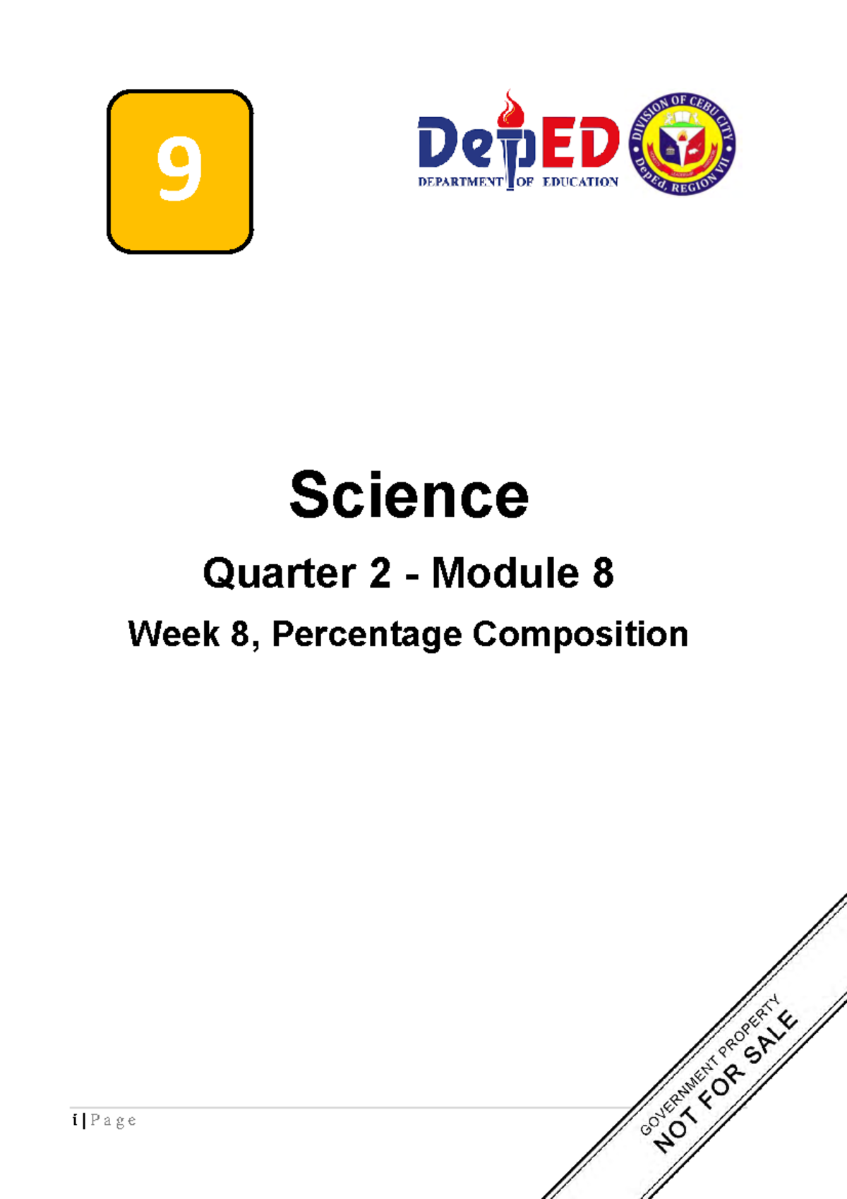8 Q2 Science - i | P a g e Science Quarter 2 - Module 8 Week 8 ...