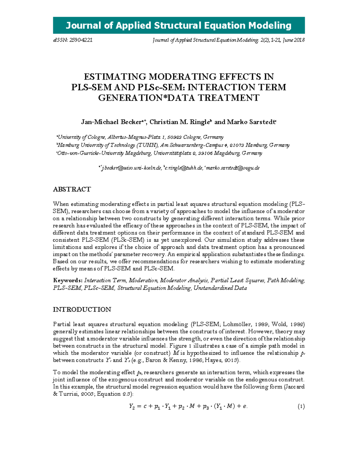 Jasemv 22 Becker-et-al - eISSN: 2590-4221 Journal of Applied Structural ...