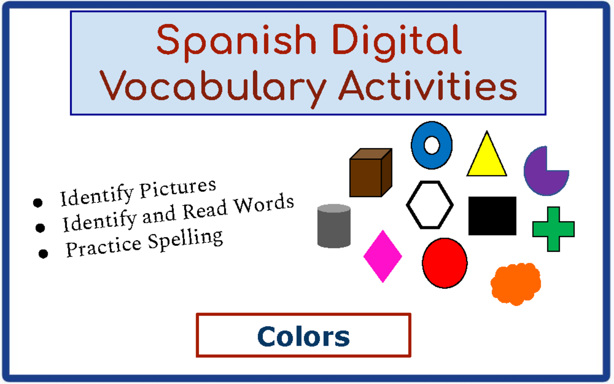 Copy of Spanish Colors Vocabulary Activities - Identify ...