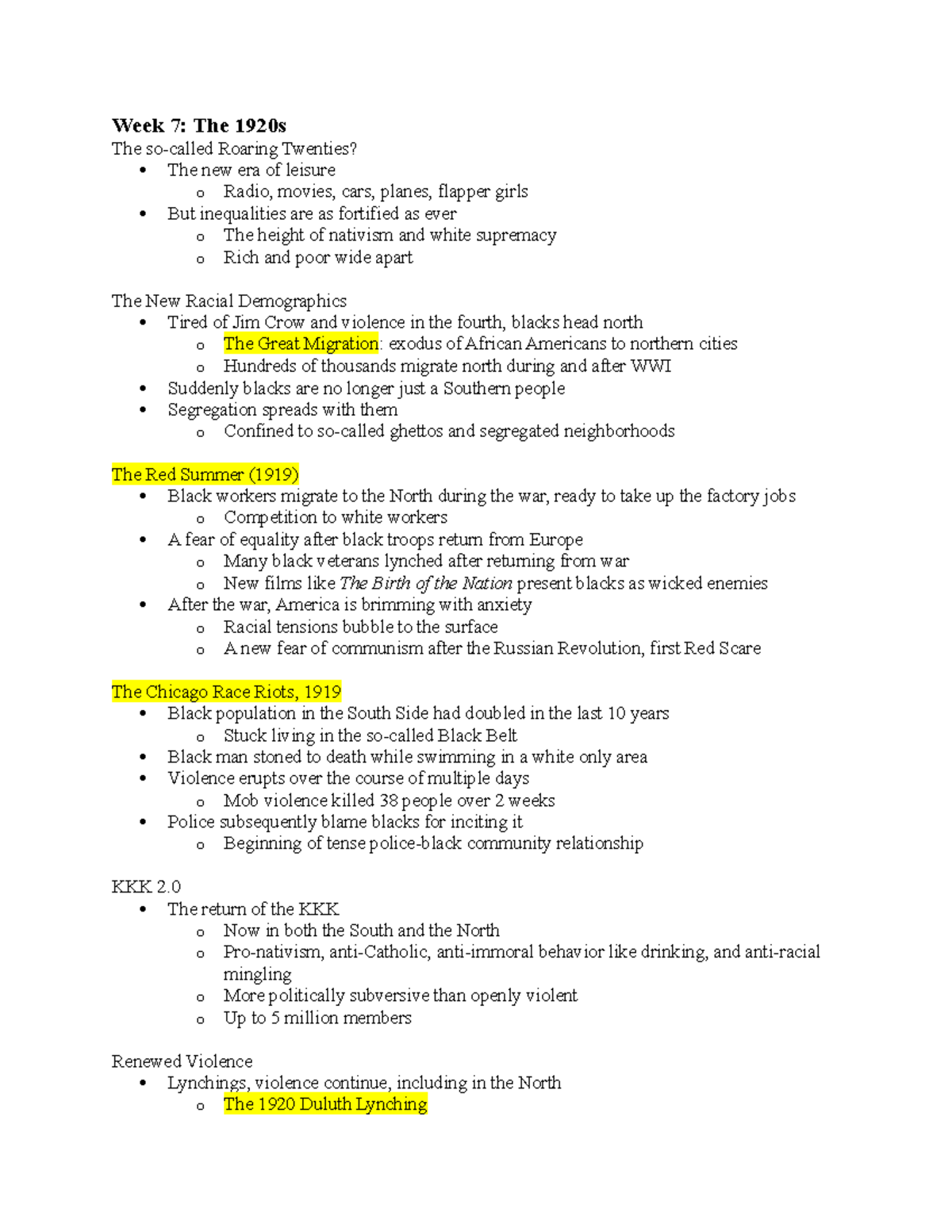 AMH2020: The 1920s - Week 7: The 1920s The so-called Roaring Twenties ...