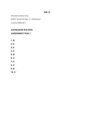 Phil consti 20 Qn A - Exam - Philippine Constitution I Who was the ...