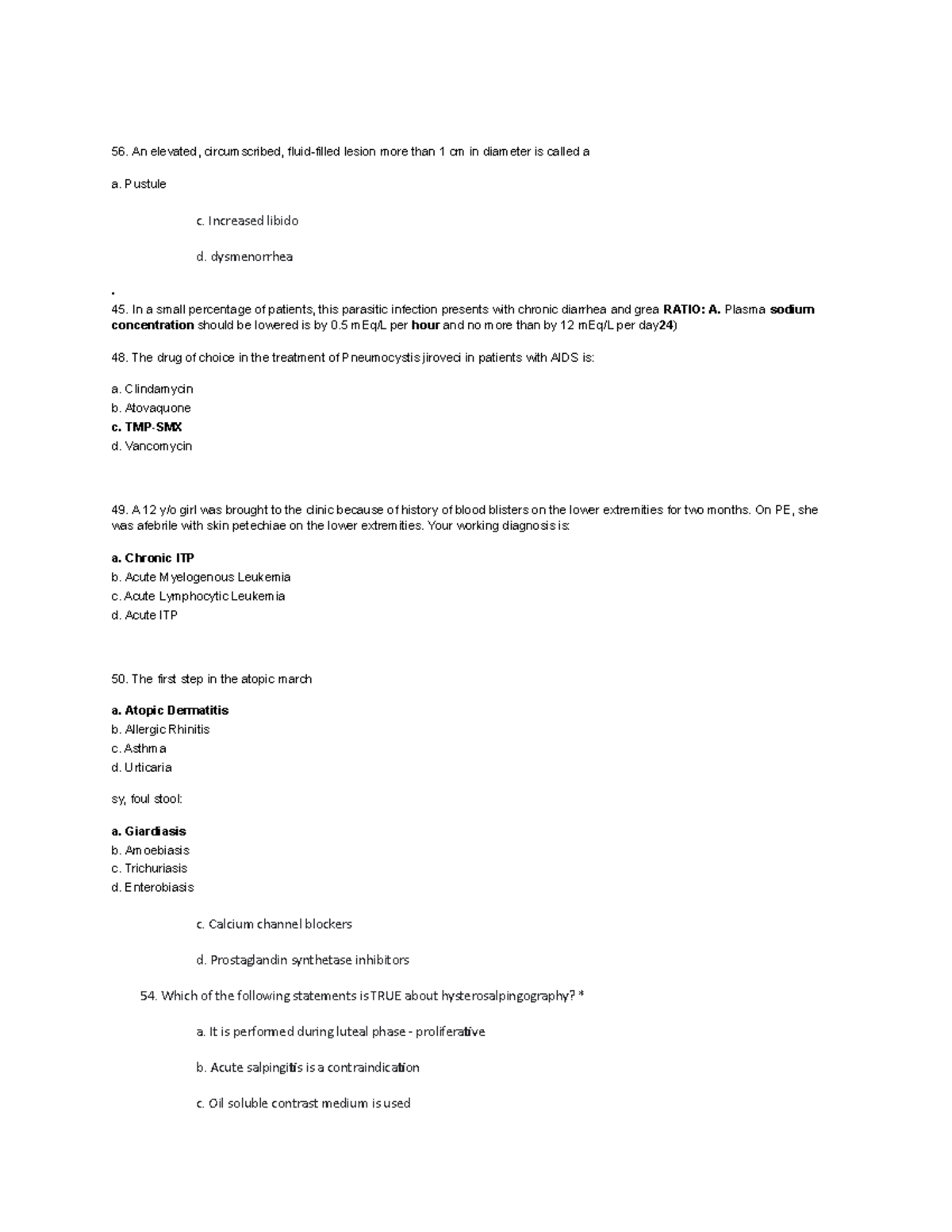Anatomy heathcare medical exam part 1 - An elevated, circumscribed ...