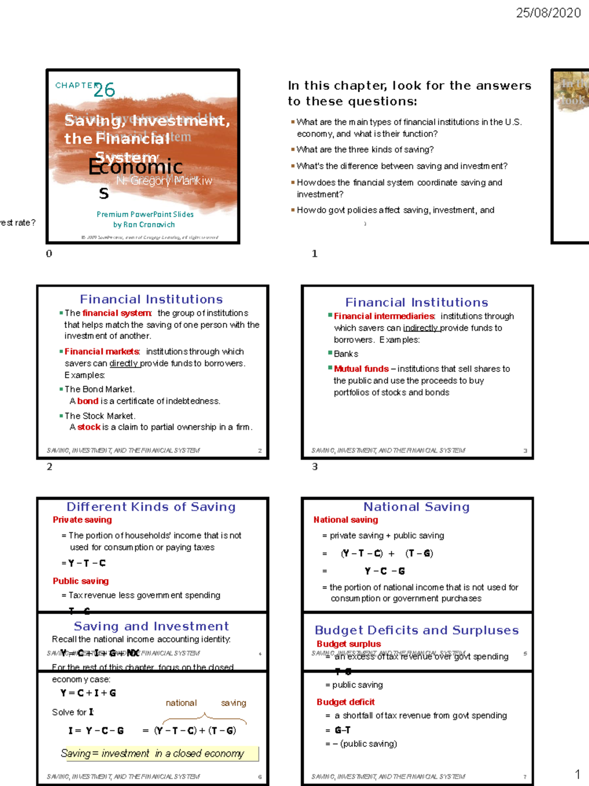 Princ-ch26-presentation - In this chapter, look for the answers to ...