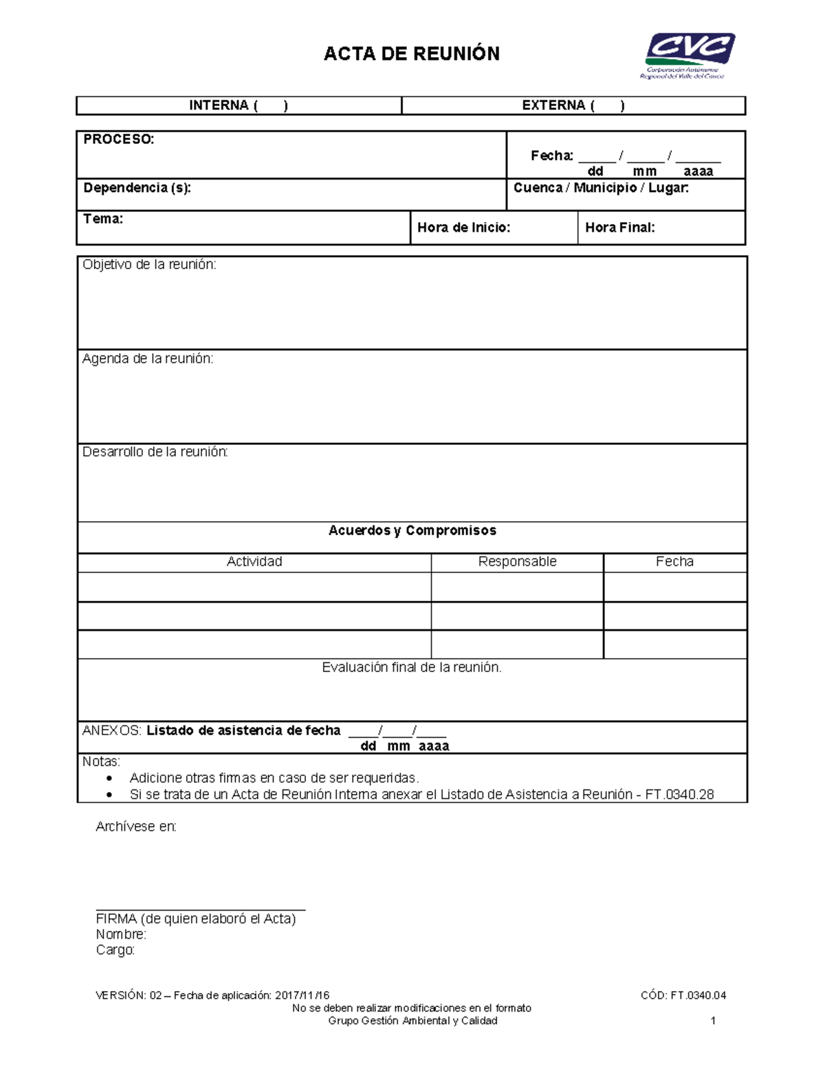 Acta De Reuni N Word