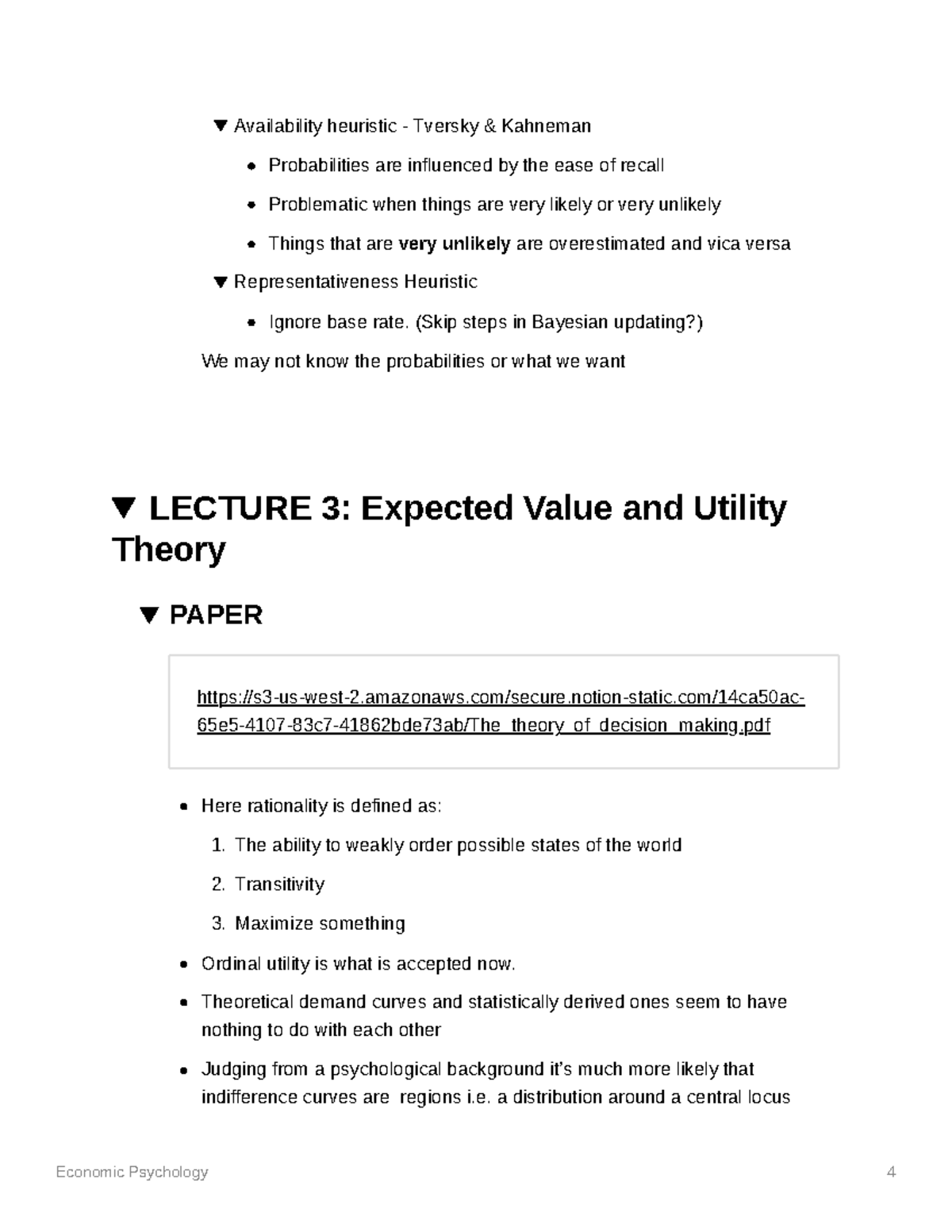 Economic Psychology-4-9 - Availability heuristic - Tversky & Kahneman ...