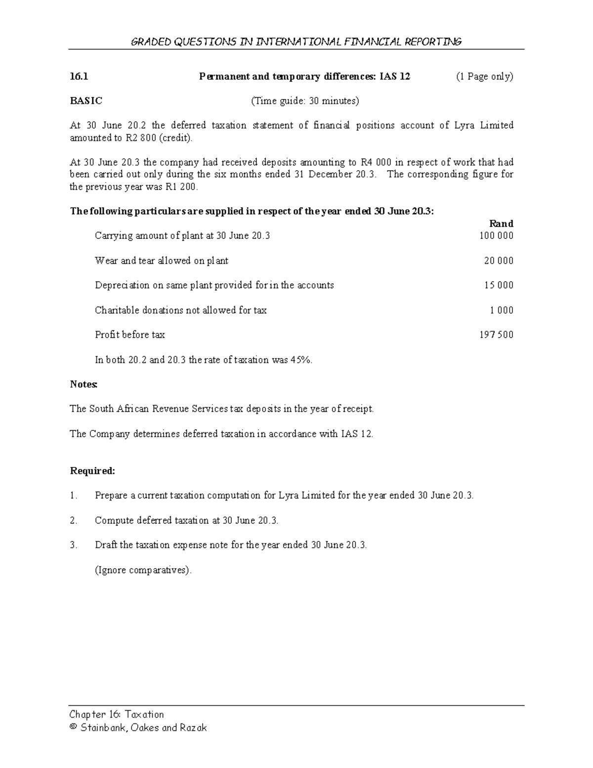 Week 3 - Tutorial Pack 1f3af985911 f34c455f95d8a5e07904 b - acct341 - UKZN - Studocu