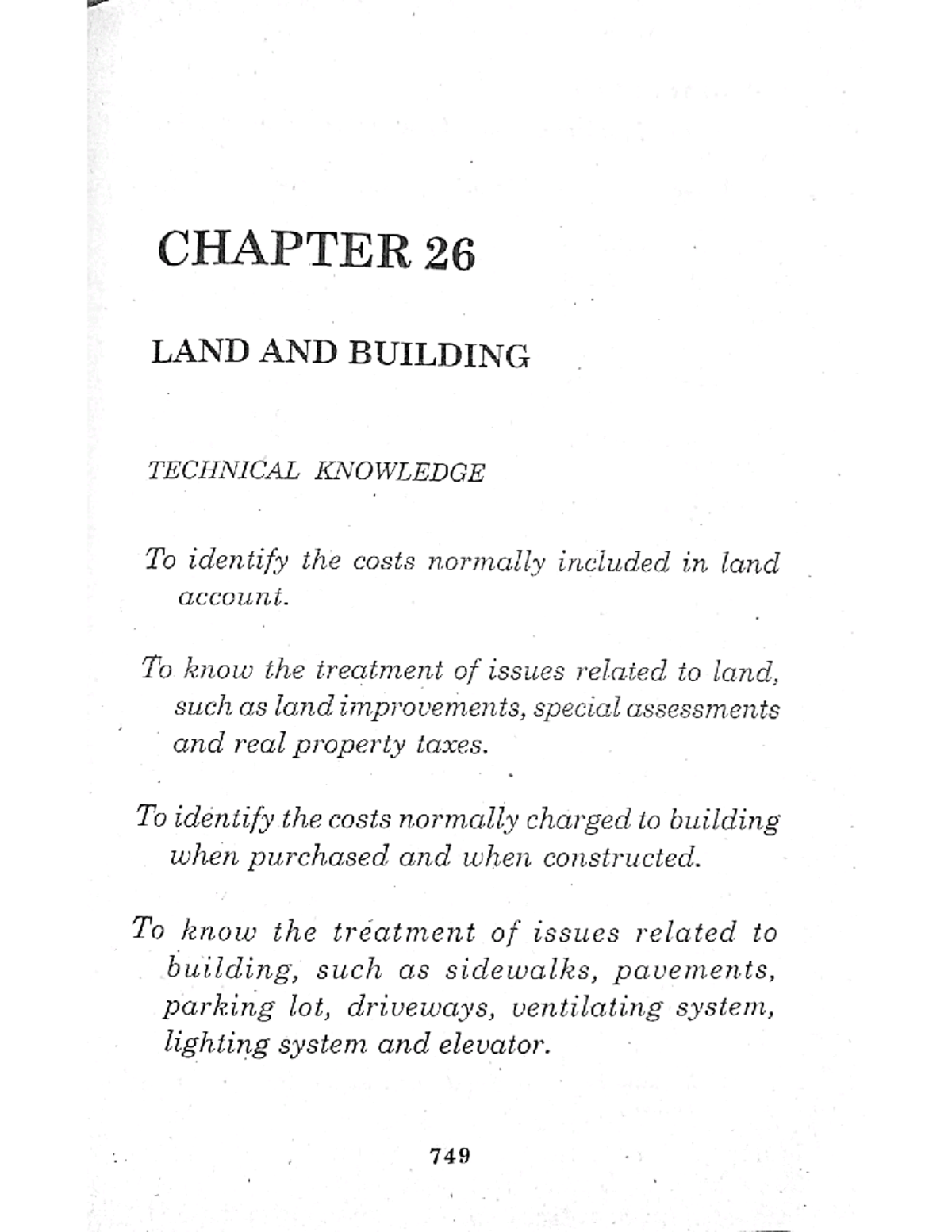 LAND, Building, Machinery - Accounting Technology - Studocu