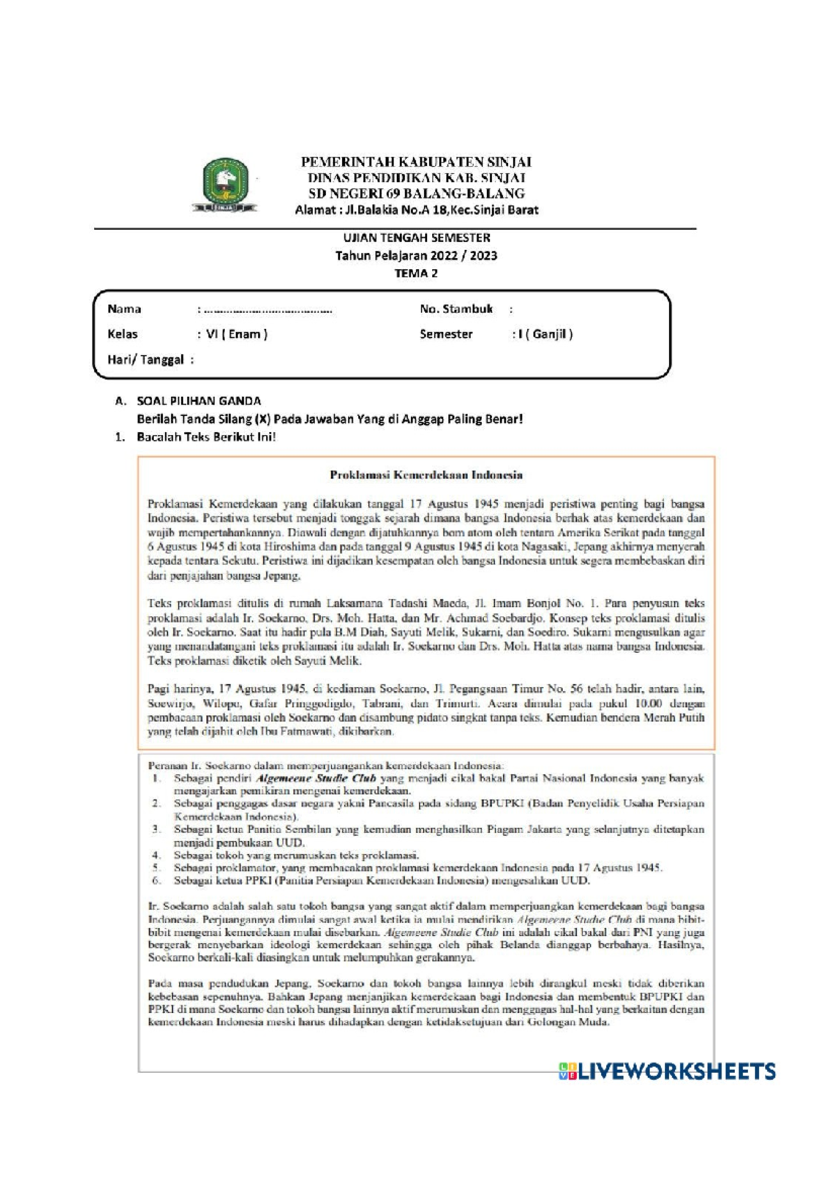 Tema 2 - Tema 2 - Pancasila Education - Studocu