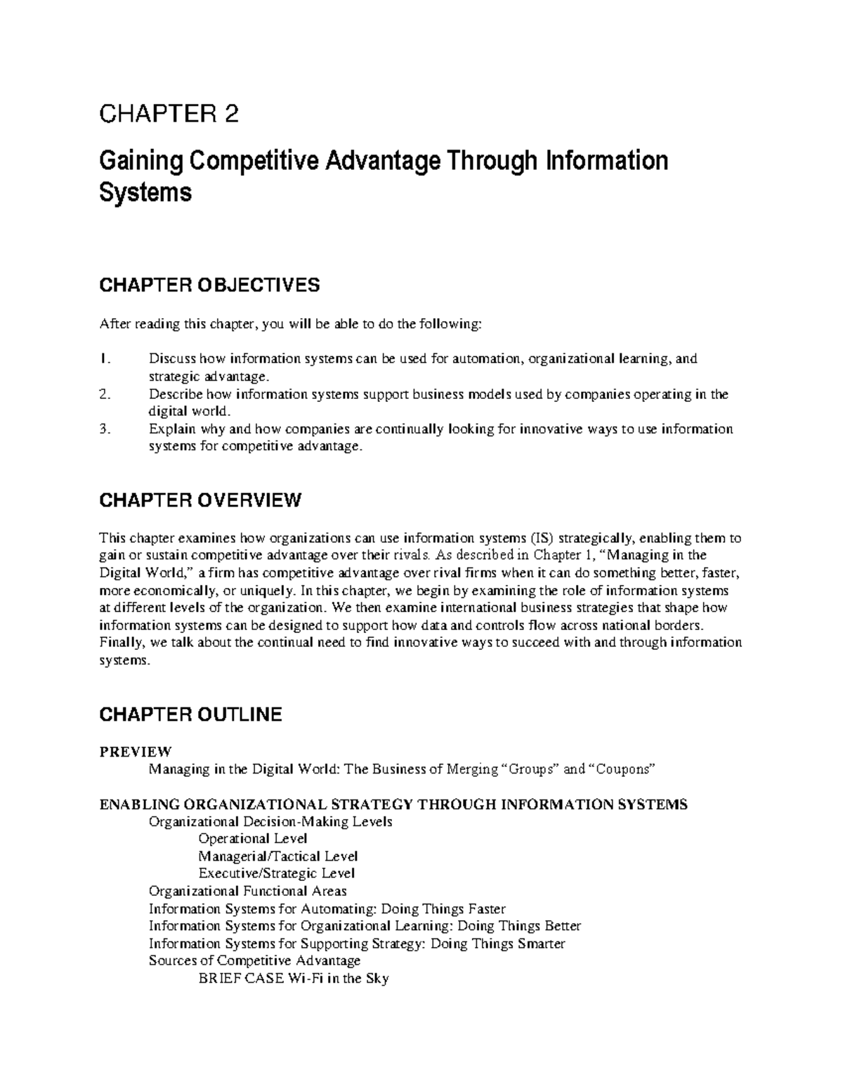 Information Systems Today Managing in the Digital World 7th edition by ...