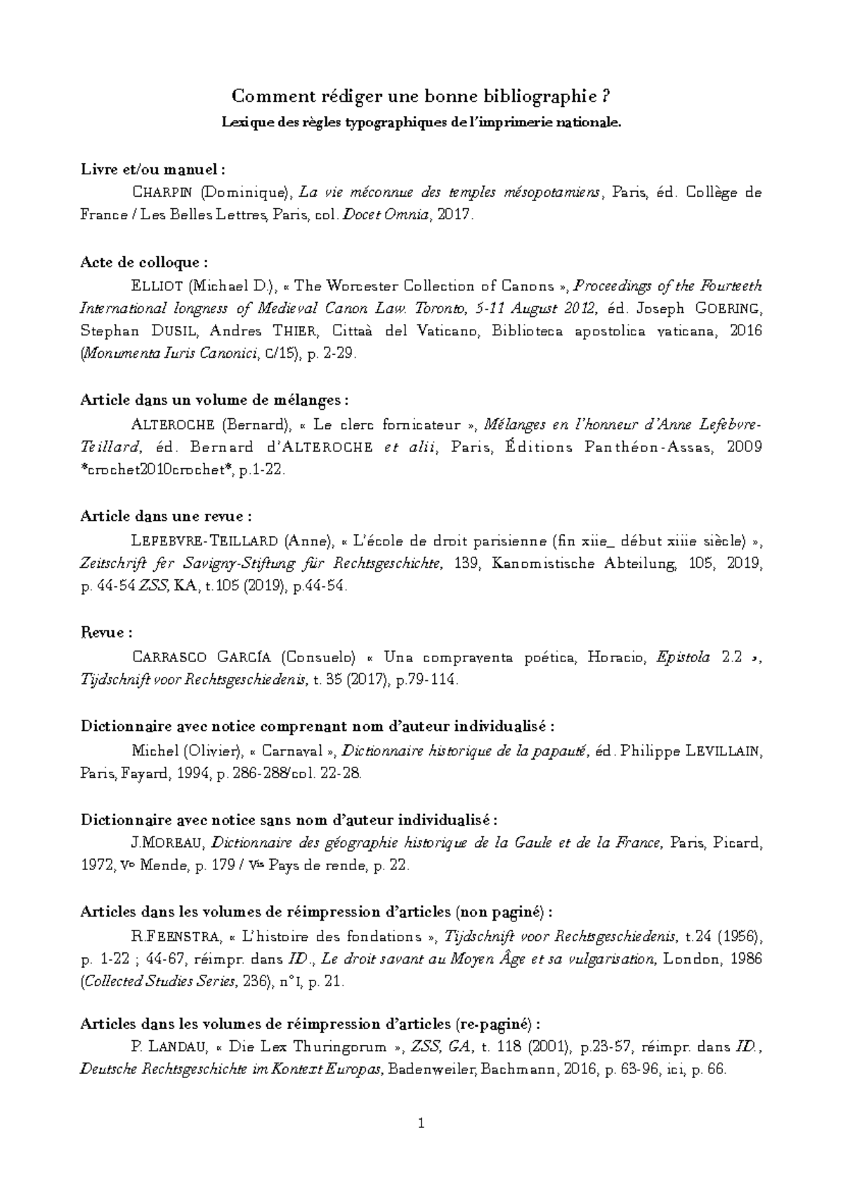 Méthodologie Bibliographie - Comment rédiger une bonne bibliographie ...