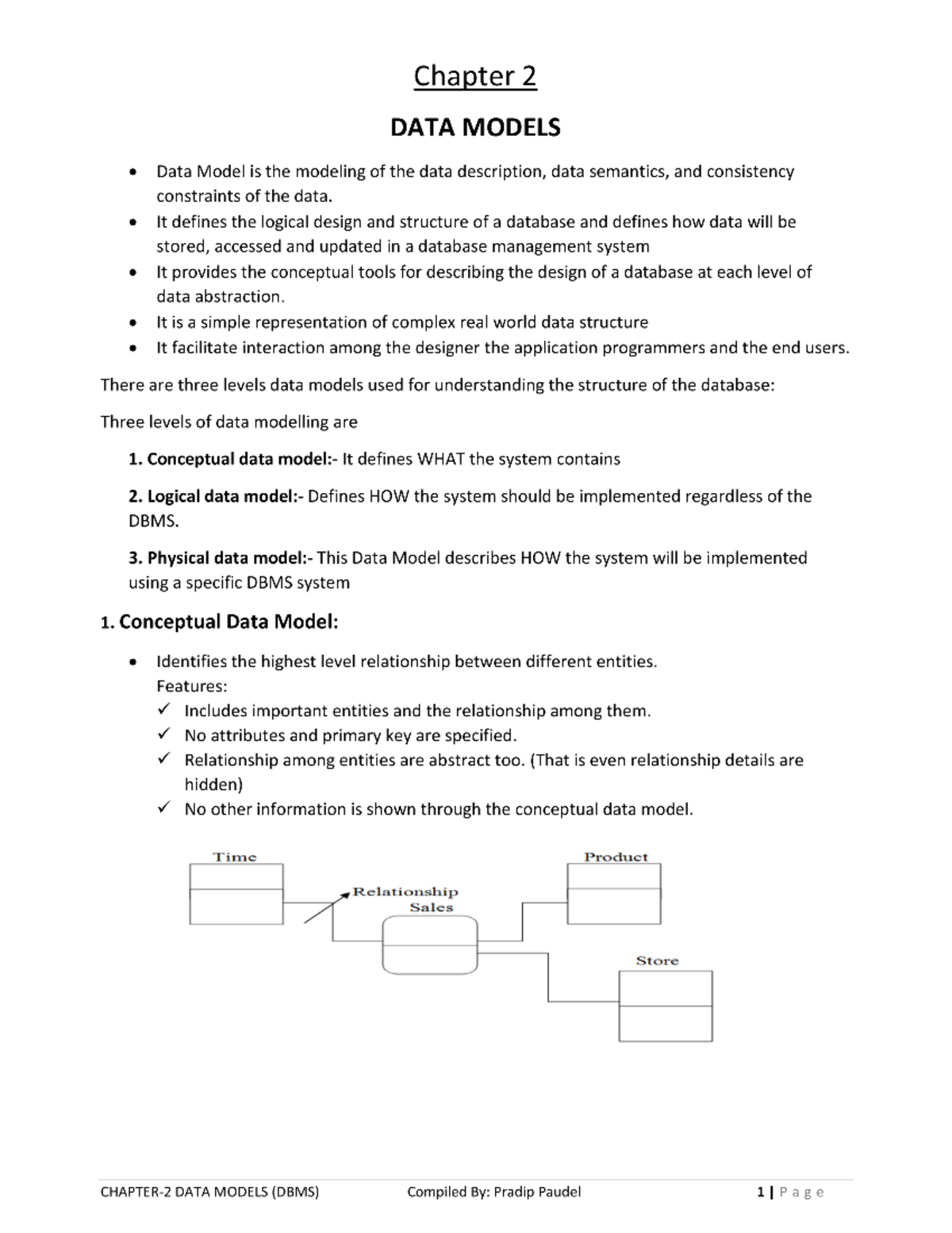 Chapter 2(DBMS) - Database Management System - Studocu