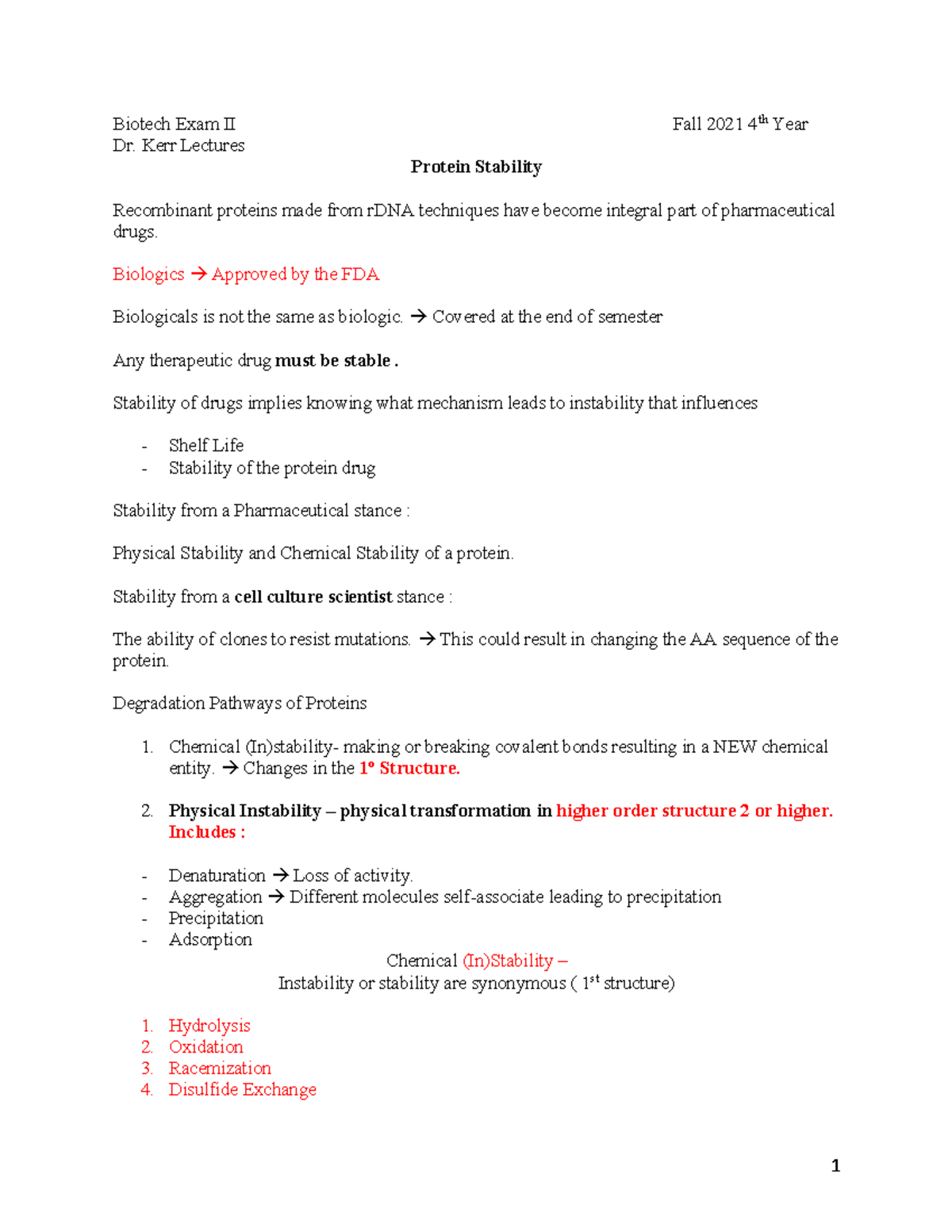 exam 2 biotech exam content - PSB 450 - MCPHS University - Studocu