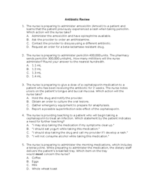 Chapter 1 critical thinking answer key case study - Pharmacology A ...