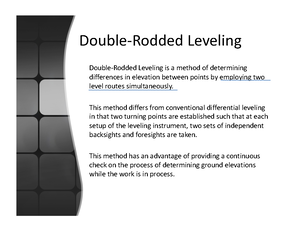 2.7 Trigonometric and Stadia Leveling - TRIGONOMETRIC LEVELING CE 2101 ...