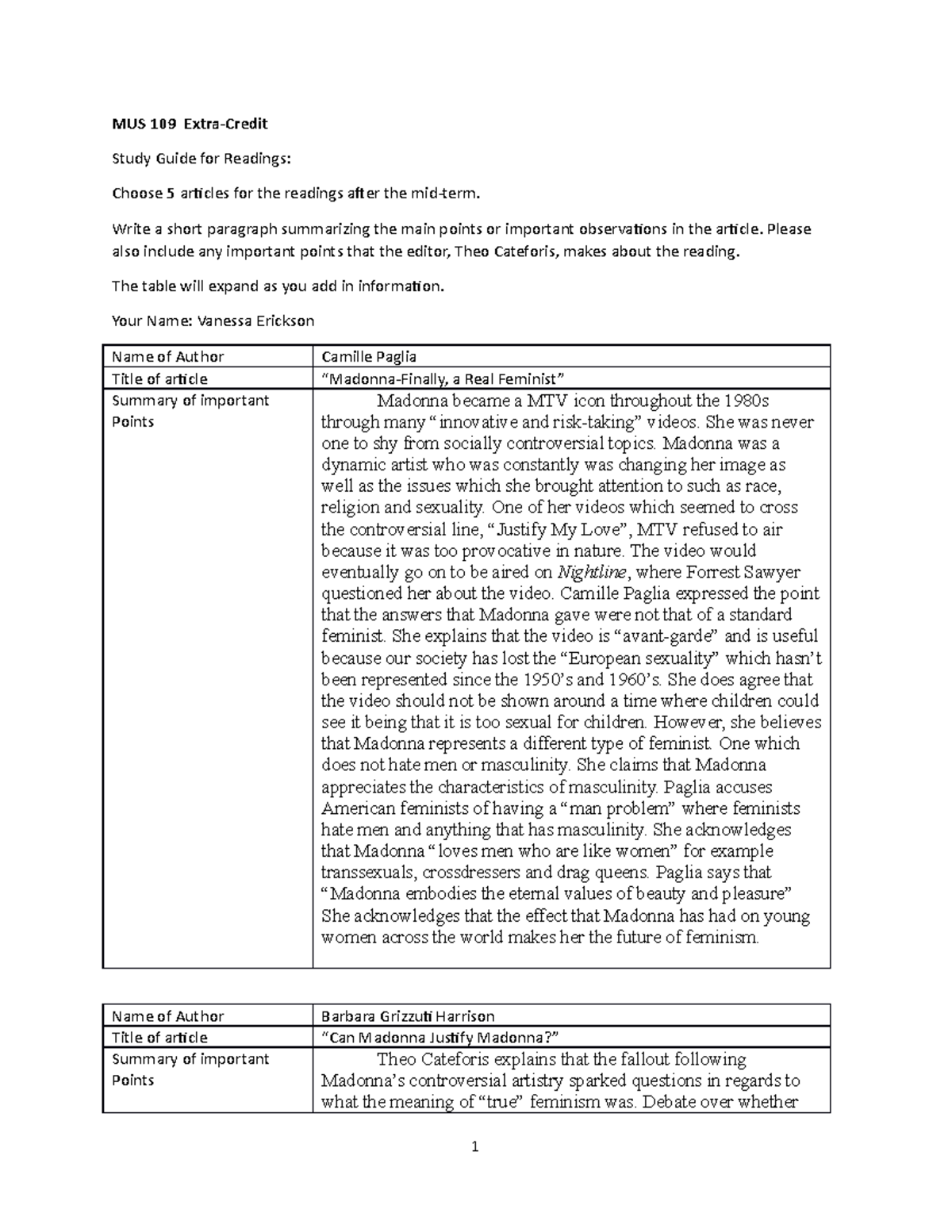 Erickson - music - MUS 109 Extra-Credit Study Guide for Readings ...
