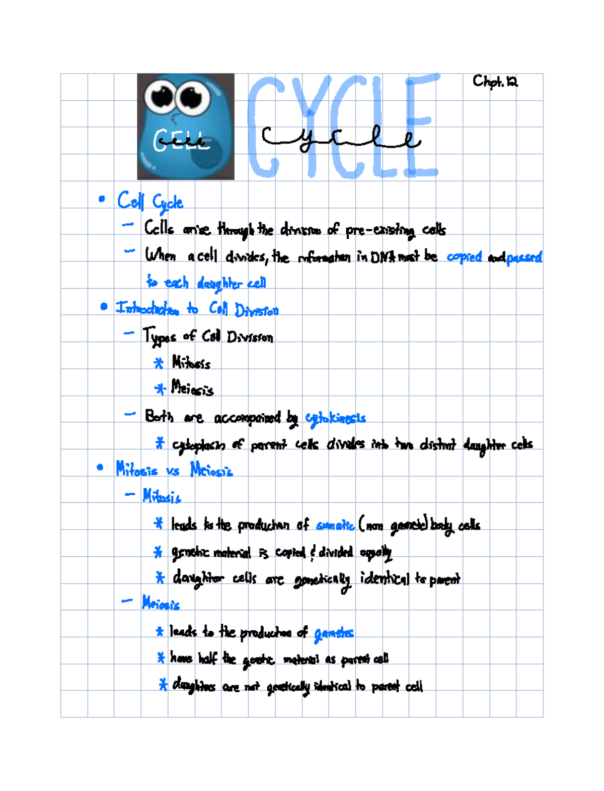 Chpt.12 Cell Cycle - Chpt 12 GEL Cycle Cell Cycle Cells arise ...