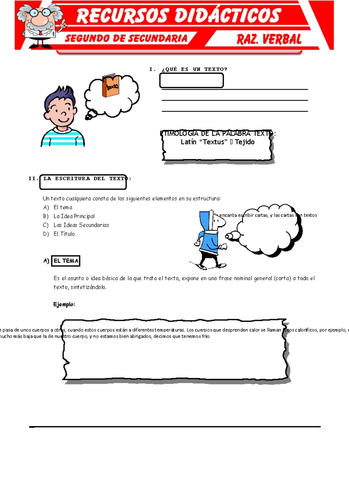 Comprensión-de-Textos-para-Segundo-de-Secundaria - COMPRENSIÓN DE ...