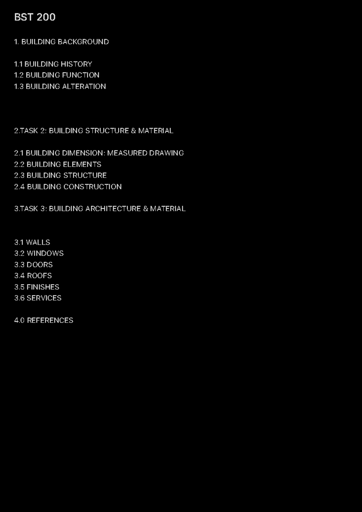 BST 200 - bst - Pengurusan pelancongan - BST 200 1. BUILDING BACKGROUND ...