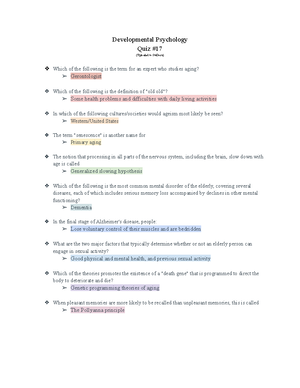 Developmental Psychology Notes: Preschool - Developmental Psychology ...