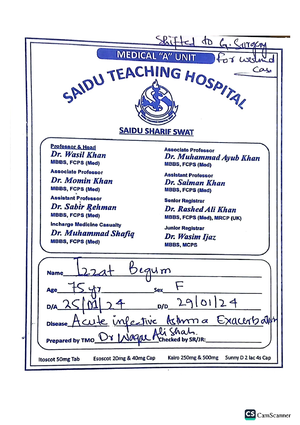 FON chapter wise mcqs by Husain.Z - Fundamentals Of Nursing ( FON 2 ) Unit # 01 ( Nursing ...