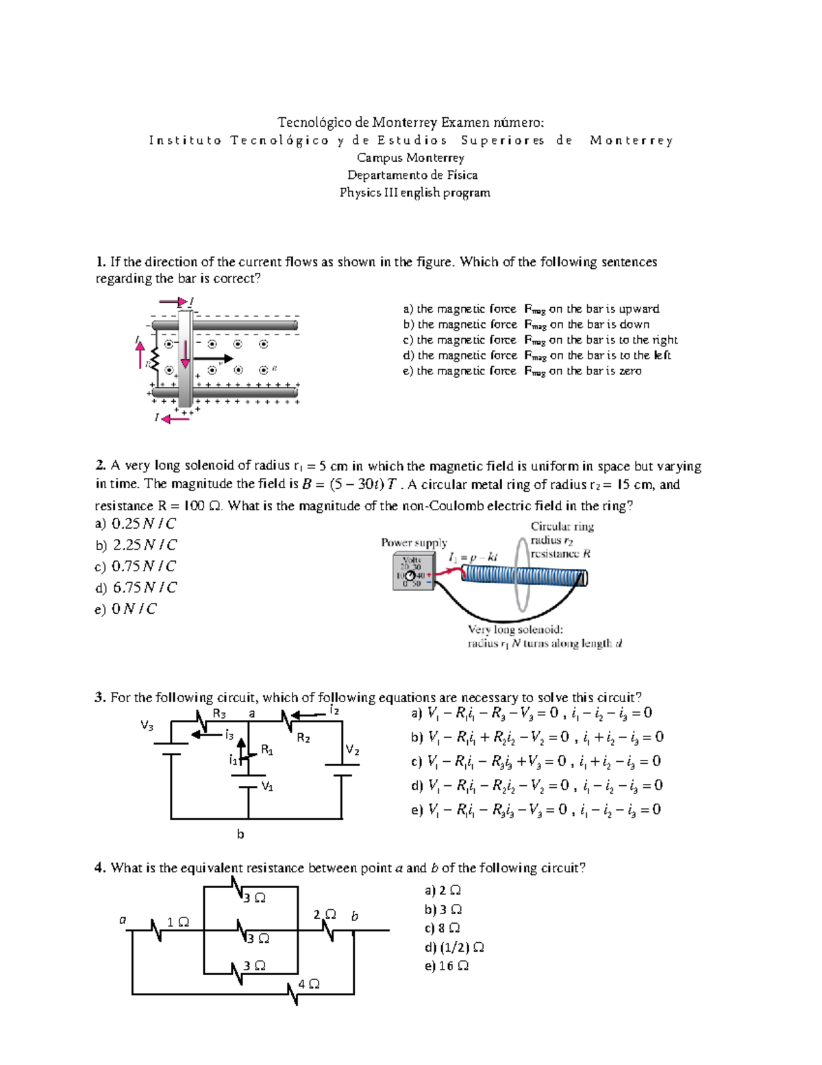 Exam 11 October 2014 - Warning: TT: undefined function: 22 Warning: TT: undefined function: 23 ...