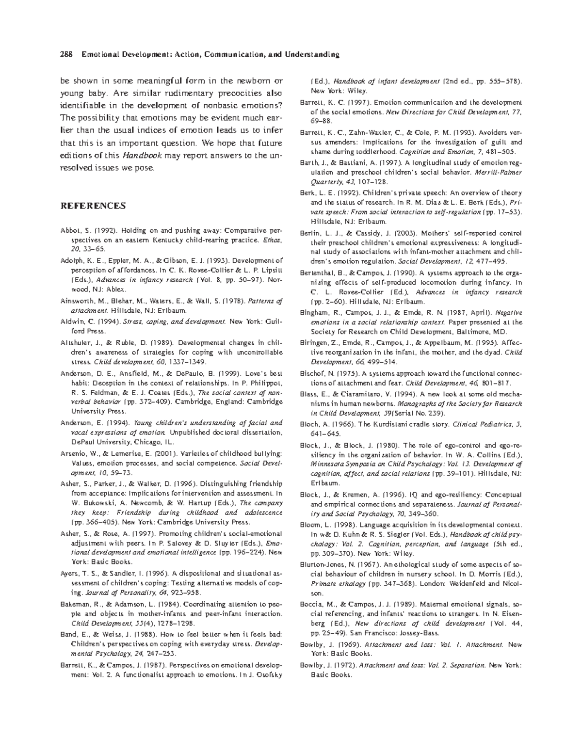 Handbook of Child Psychology, Vol. 3 Social, Emotional, and Personality ...