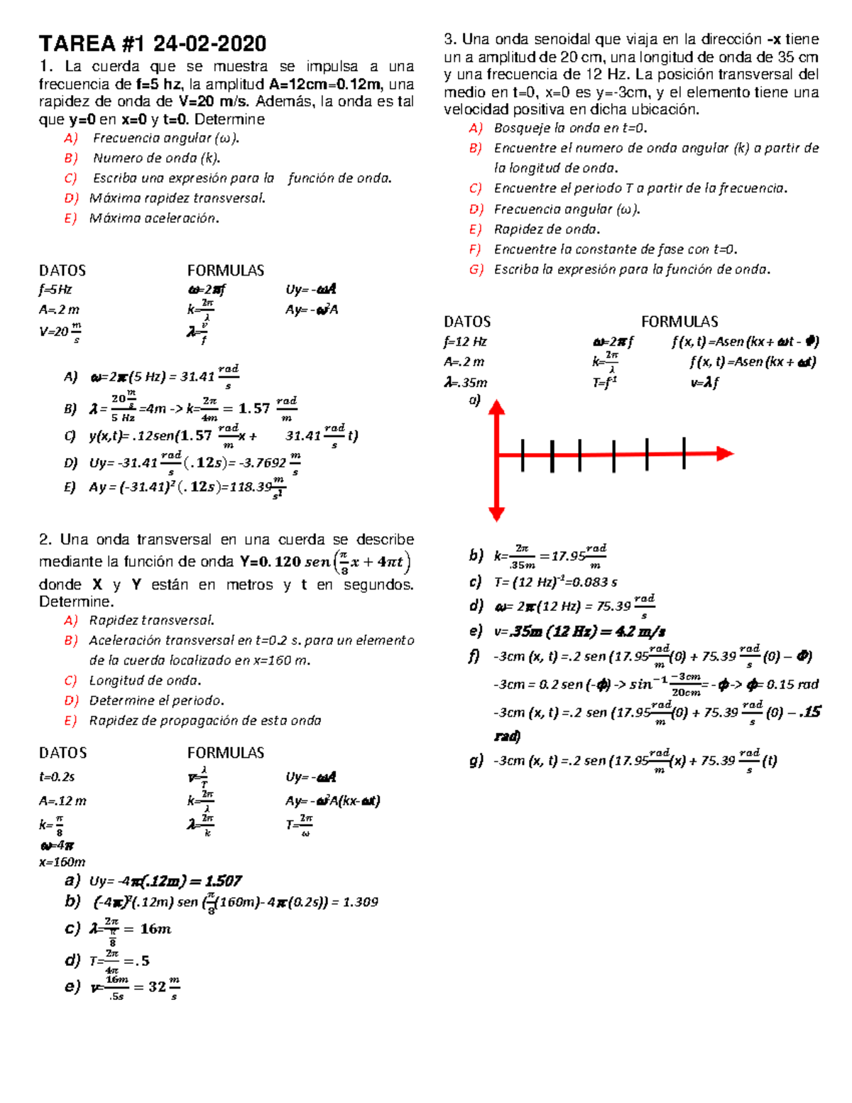 Tareas primer parcial campos - Warning: TT: undefined function: 32 TAREA #1 24-02- 1. La cuerda ...