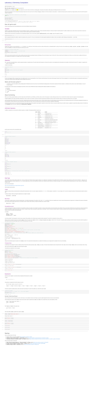 Lab02 - lab - Laboratory 2: Elementary Computation Kirkley, Madeleine R ENGR 1330 Laboratory 2 ...