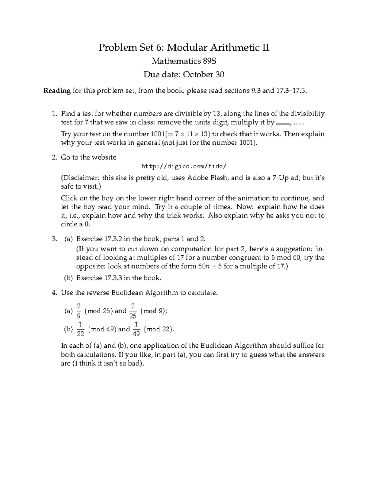 MATH89Shw6-2 - Homework 6 - Problem Set 6: Modular Arithmetic II ...