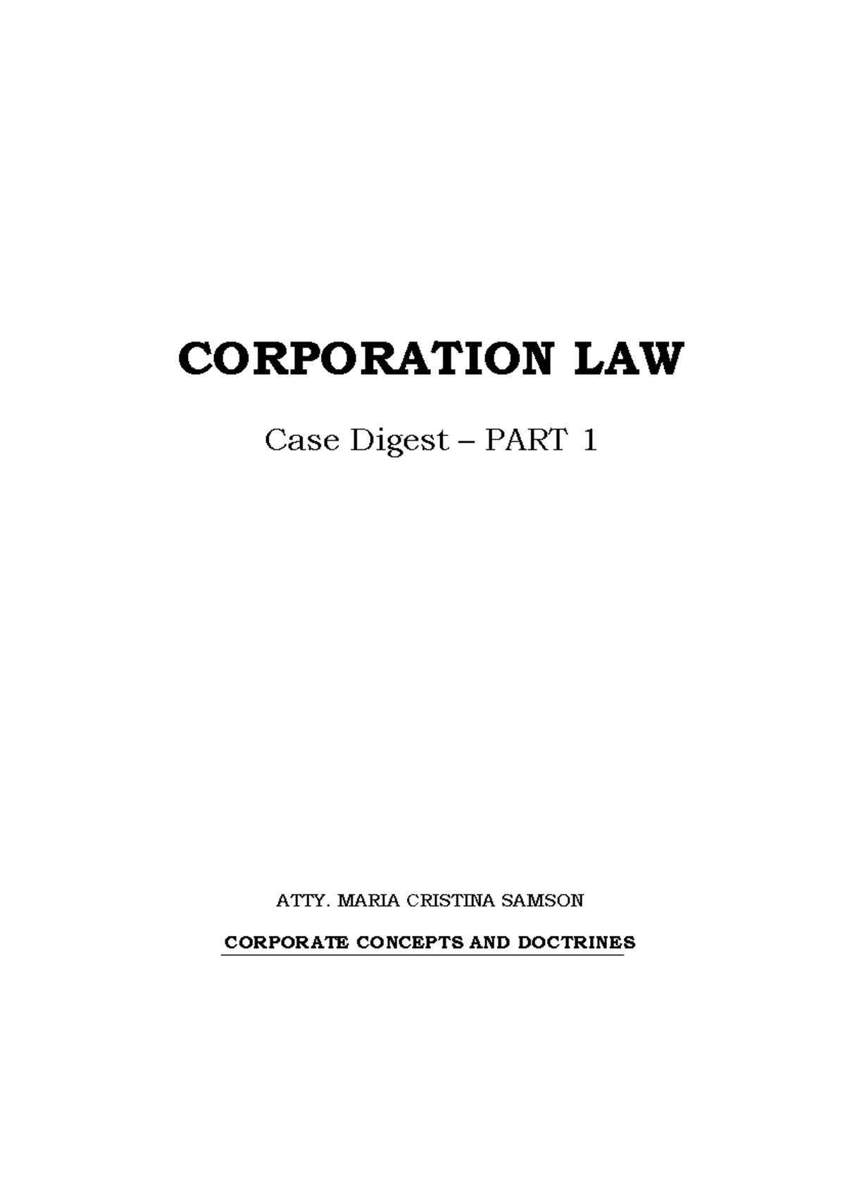 Corporation-law-case-digest-part-1 compress - CORPORATION LAW Case ...