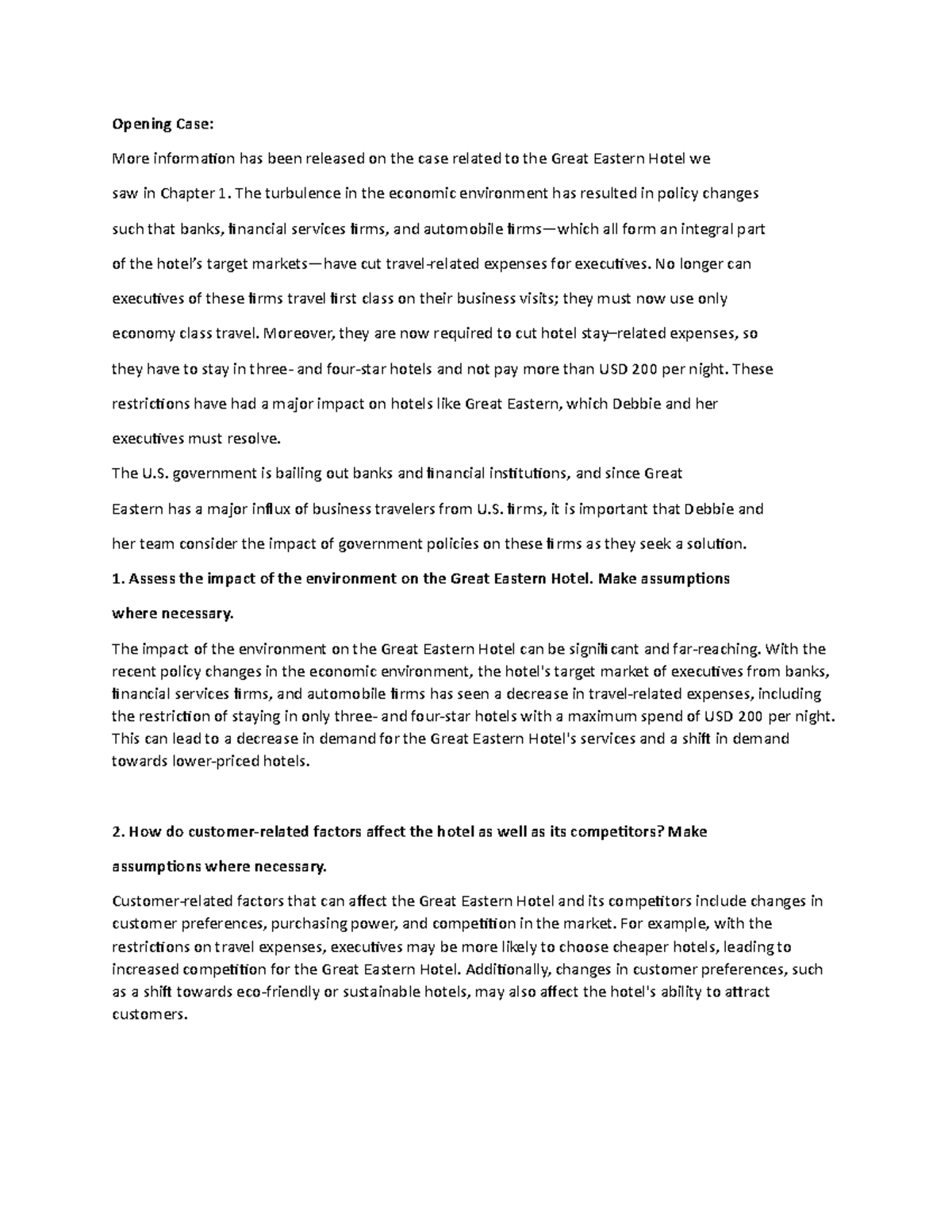 PRE- Activity Chapter 3 BME002 BABY - Opening Case: More information ...