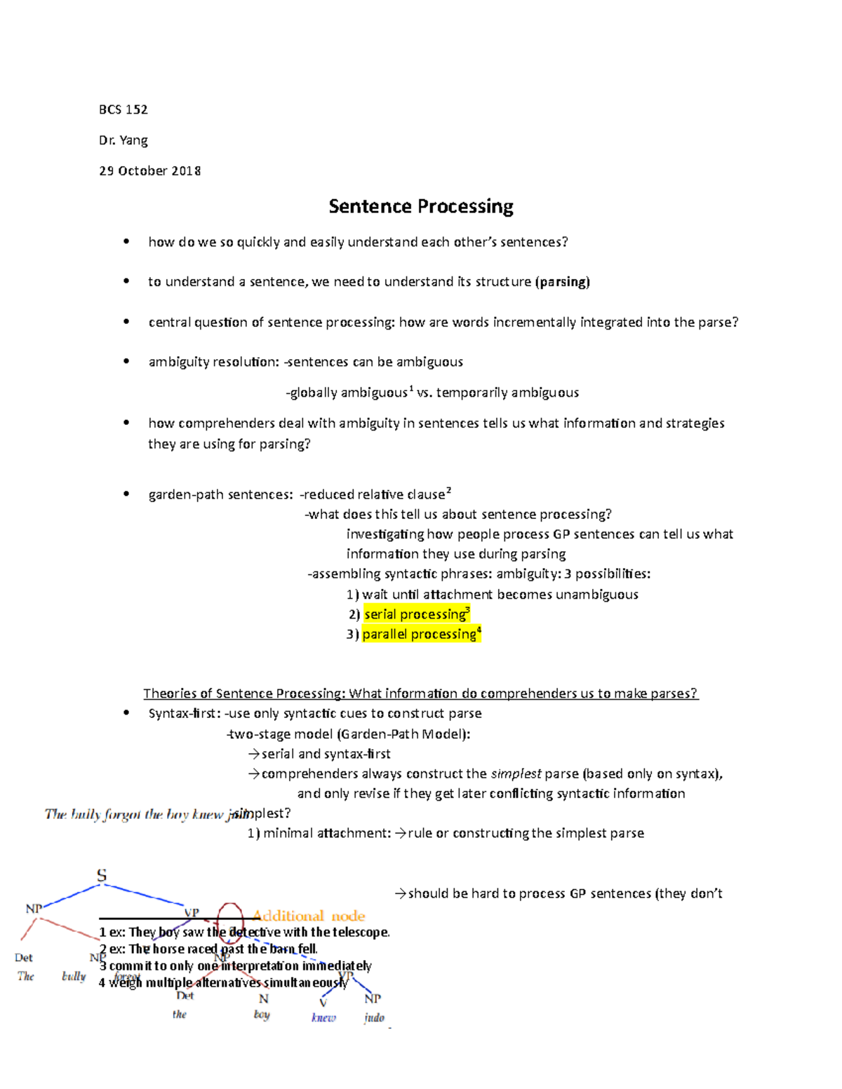 Sentence Processing BCS 152 Dr Yang Notes Go Over How We Are Able To sentence-processing-bcs-152-dr-yang-notes-go-over-how-we-are-able-to