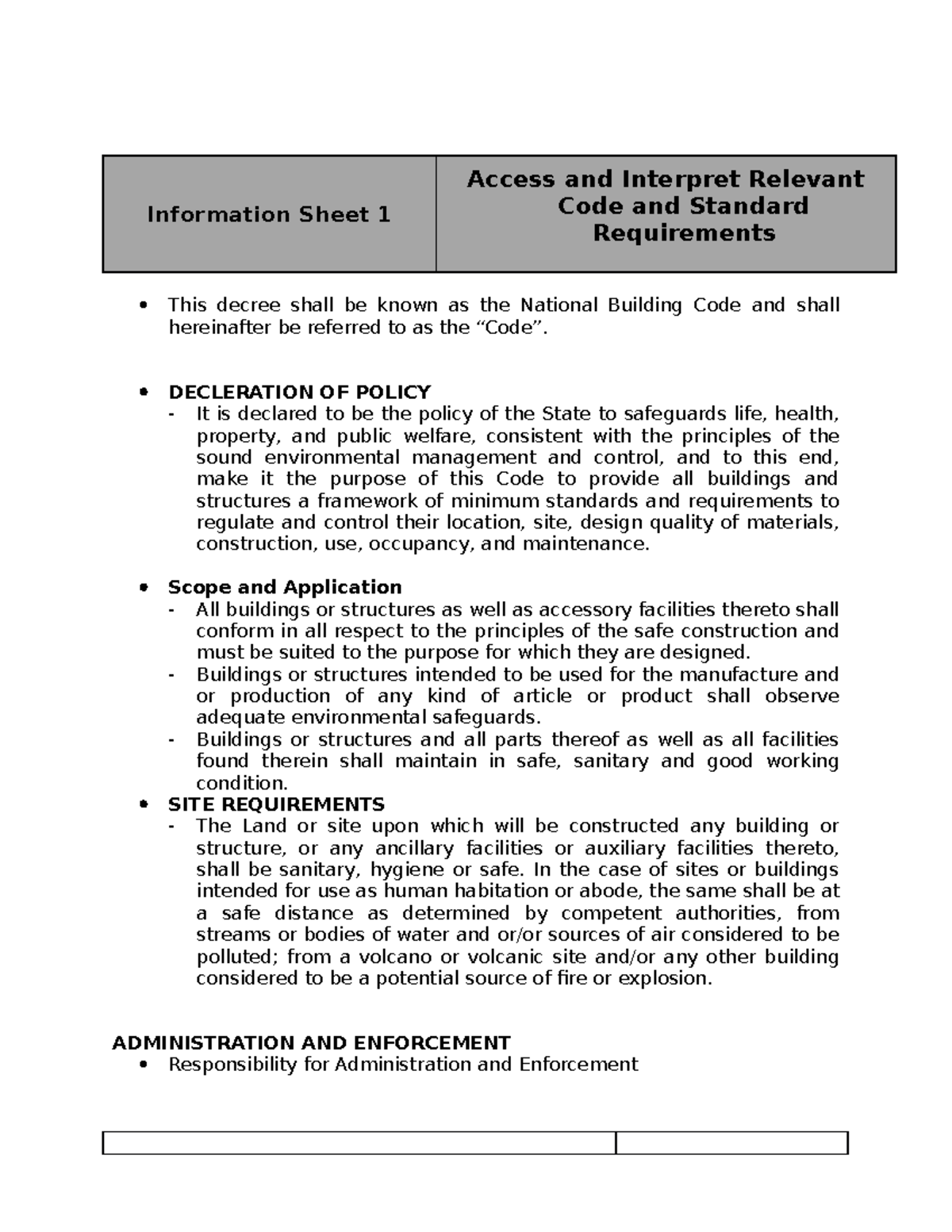 Module 4 - bla bla bla - Information Sheet 1 Access and Interpret ...