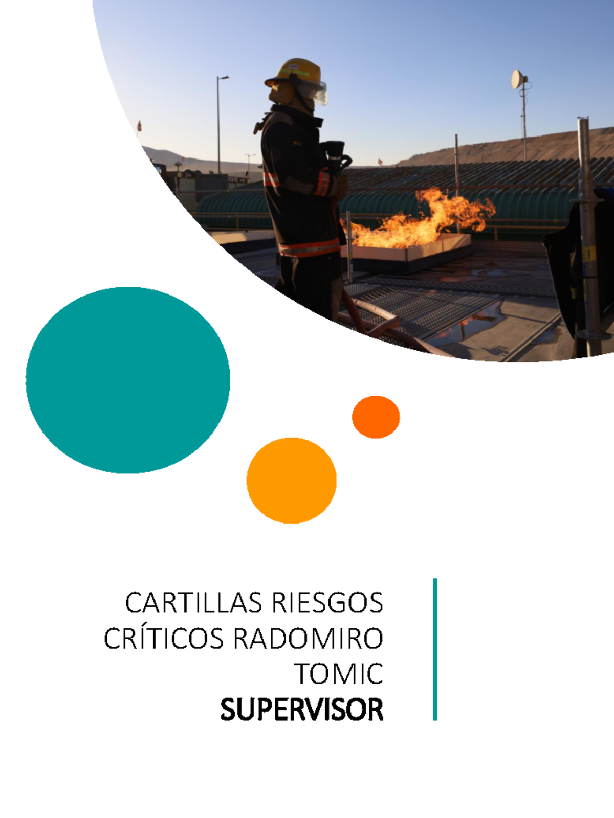 Cartilla RC Supervisores Enero 2024 - CARTILLAS RIESGOS CRÍTICOS RADOMIRO TOMIC SUPERVISOR ...