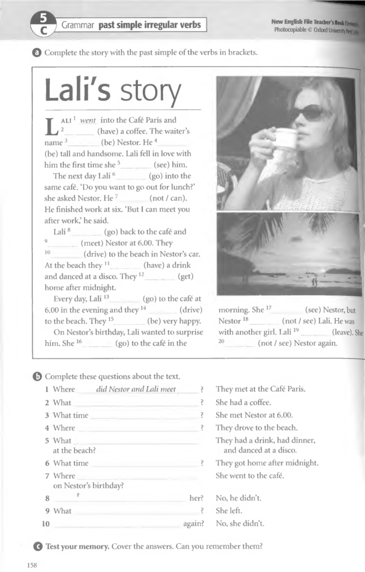 4 - past simple - 5 Grammar past simple irregular verbs New English ...