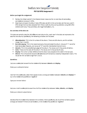 PSY 510 - Final Proposal - PSY 510 - SNHU - Studocu