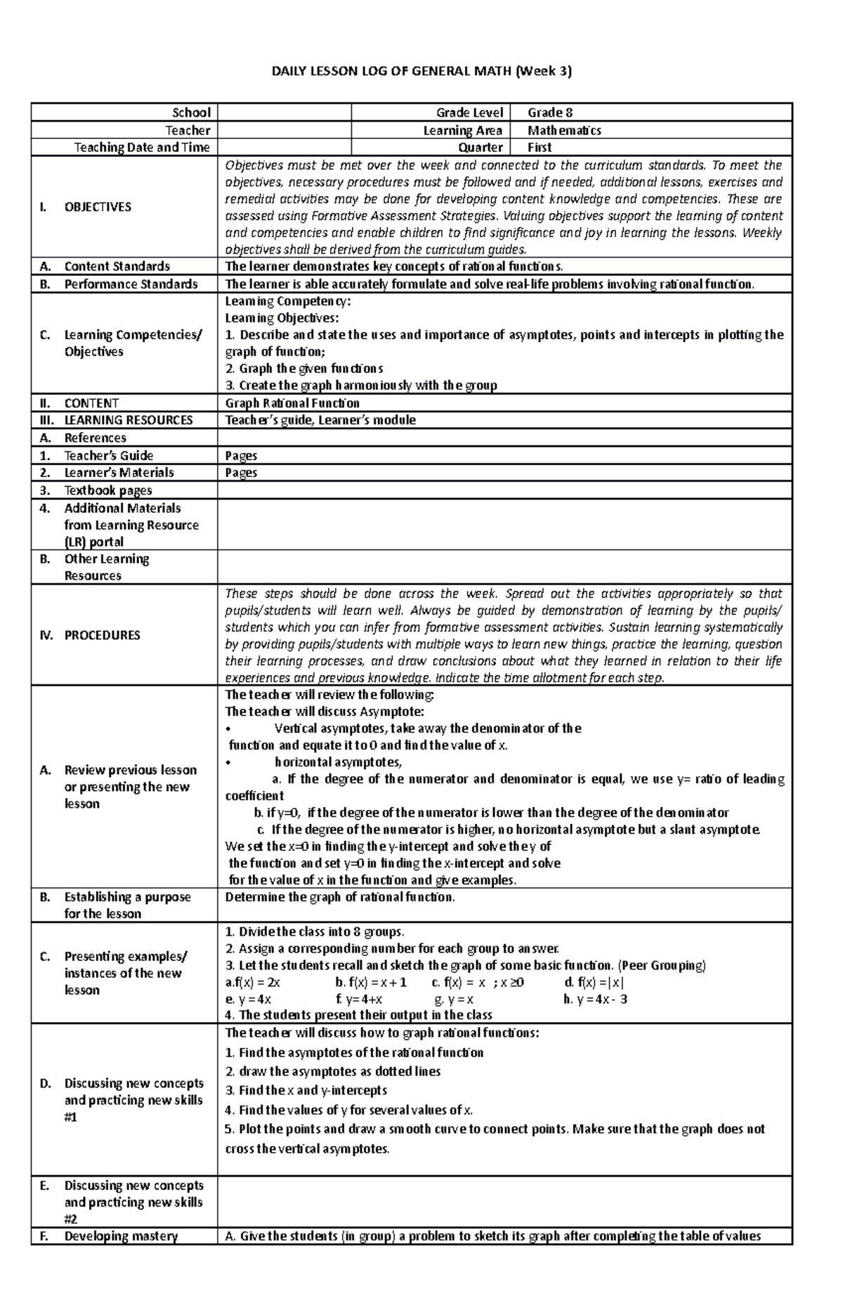 GM I-10 - It's just a lecture note - DAILY LESSON LOG OF GENERAL MATH ...