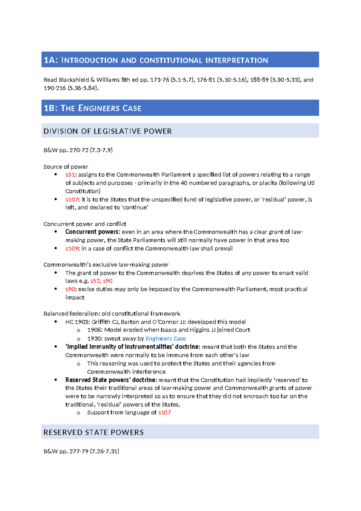 1B (Engineers) and 2B (Characterisation) - 1A: INTRODUCTION AND ...