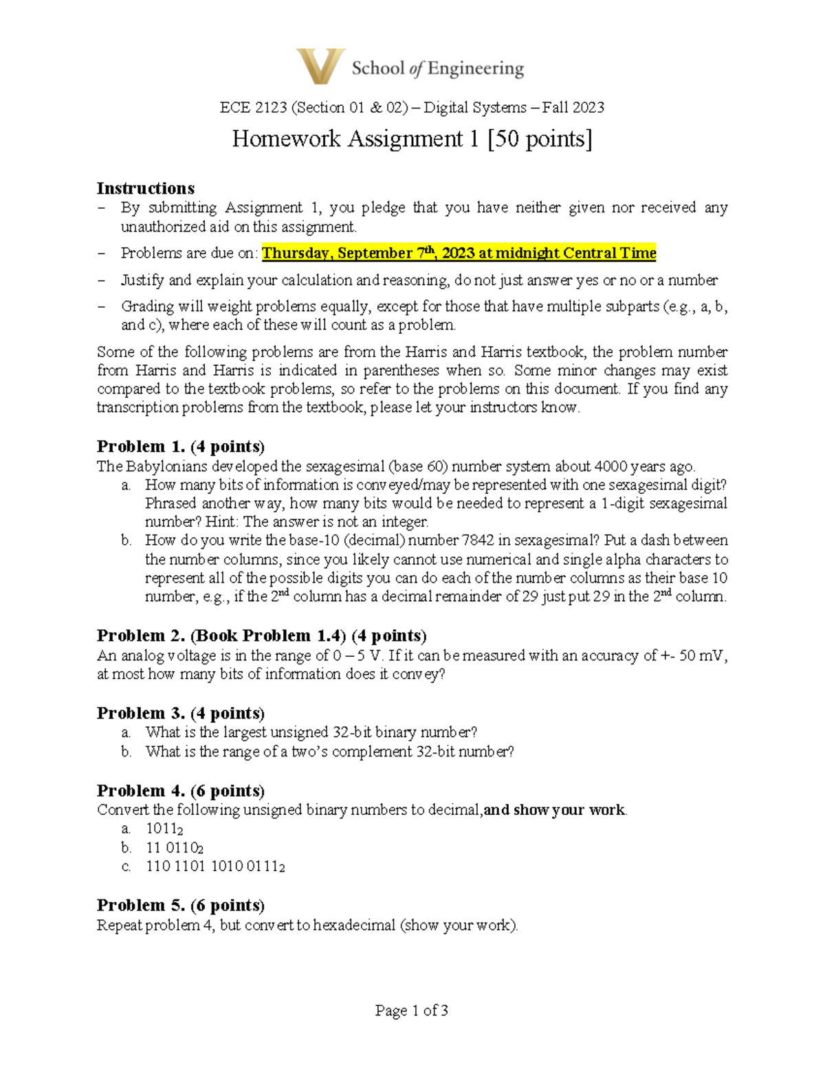 ECE2123 01-Homework 1 (3) - Page 1 of 3 ECE 2123 (Section 01 & 02 ...