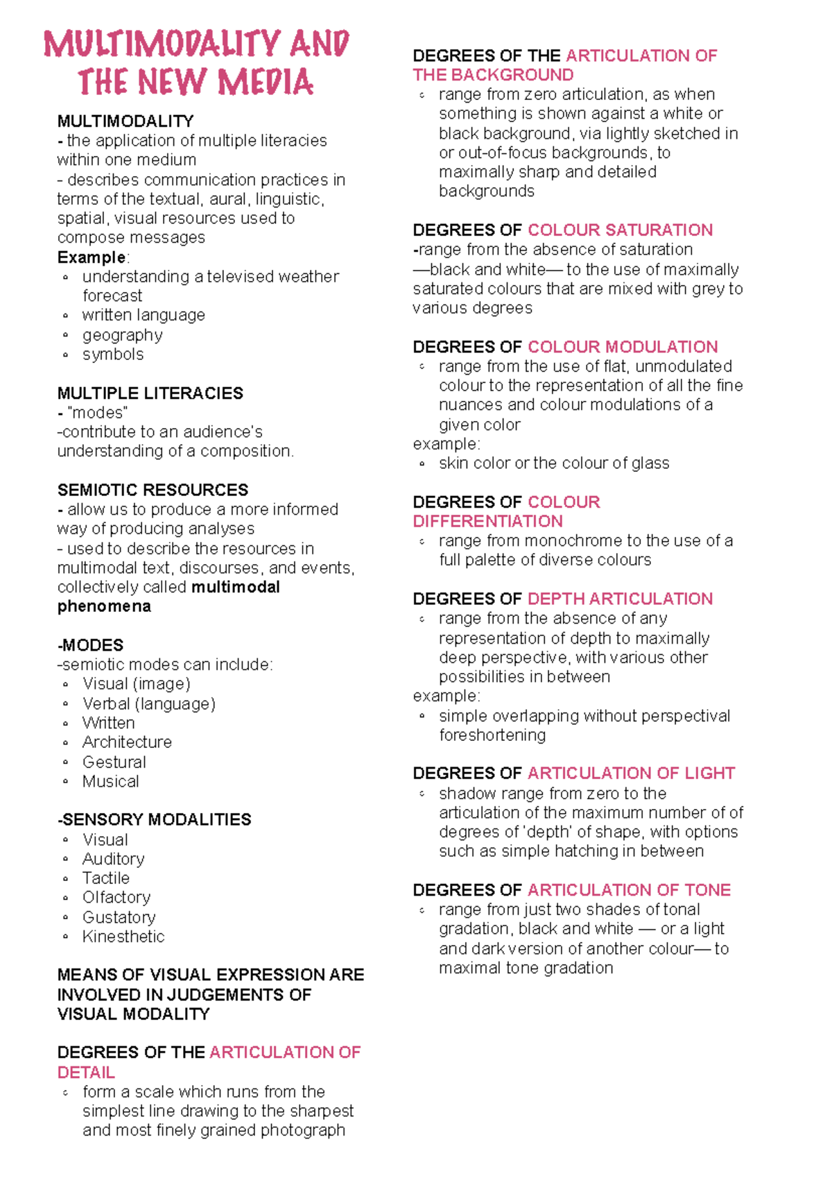 reading in visual art - MULTIMODALITY AND THE NEW MEDIA MULTIMODALITY ...