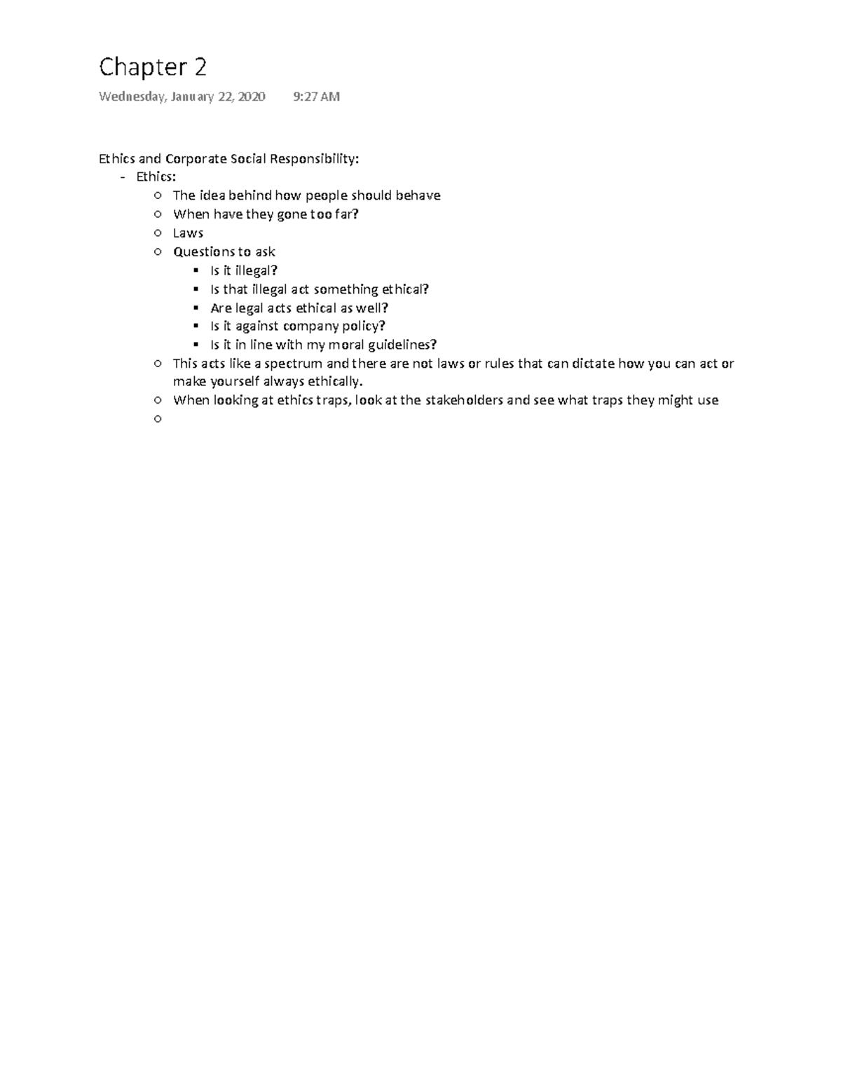 Notes 2 - N/A - Studocu