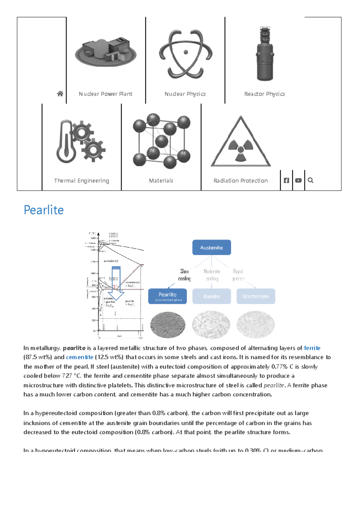 Pearlite - Microstructure and Properties - Pearlite In metallurgy ...