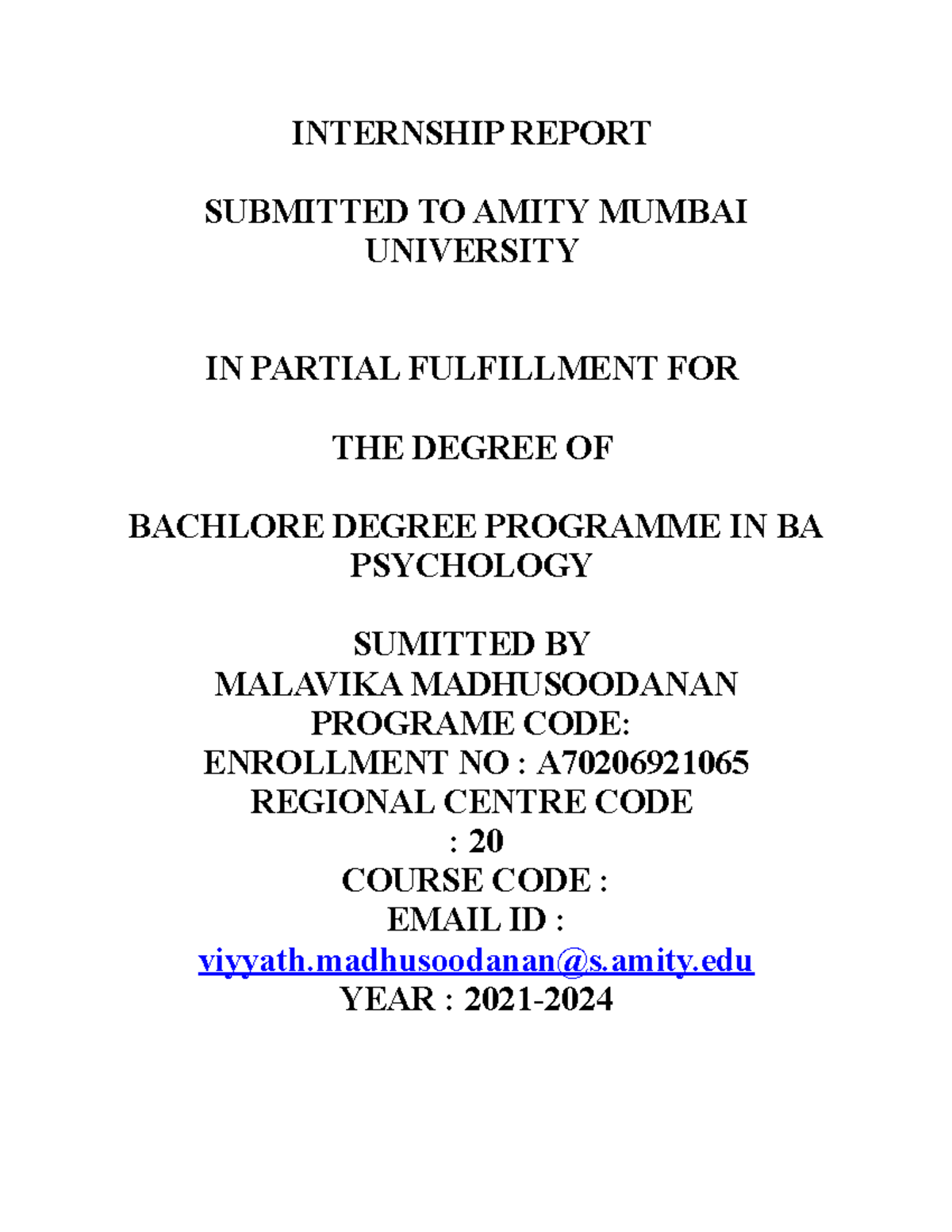 Internship Report - gp through the following - INTERNSHIP REPORT ...