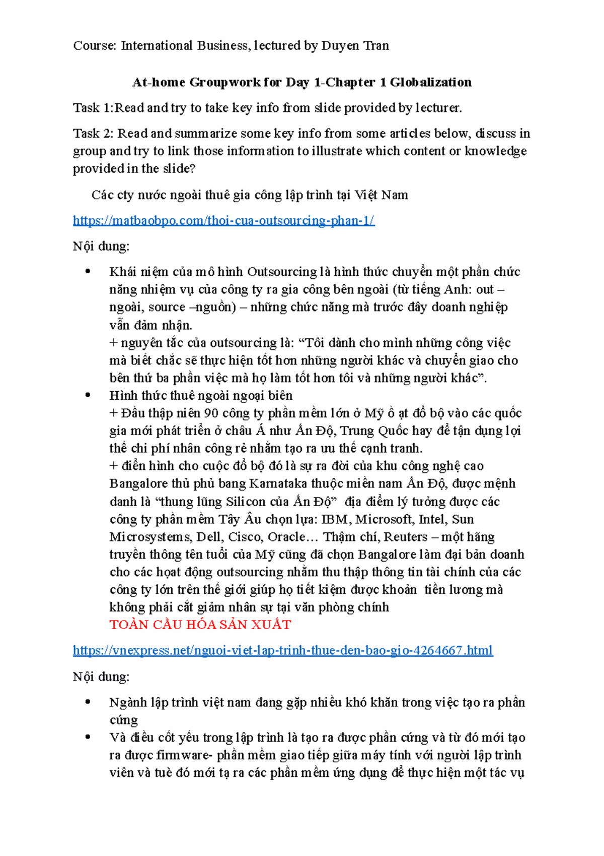 Group work Chapter 1 - At-home Groupwork for Day 1-Chapter 1 ...