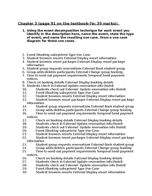 Assignment - ITEC 3010 - Studocu