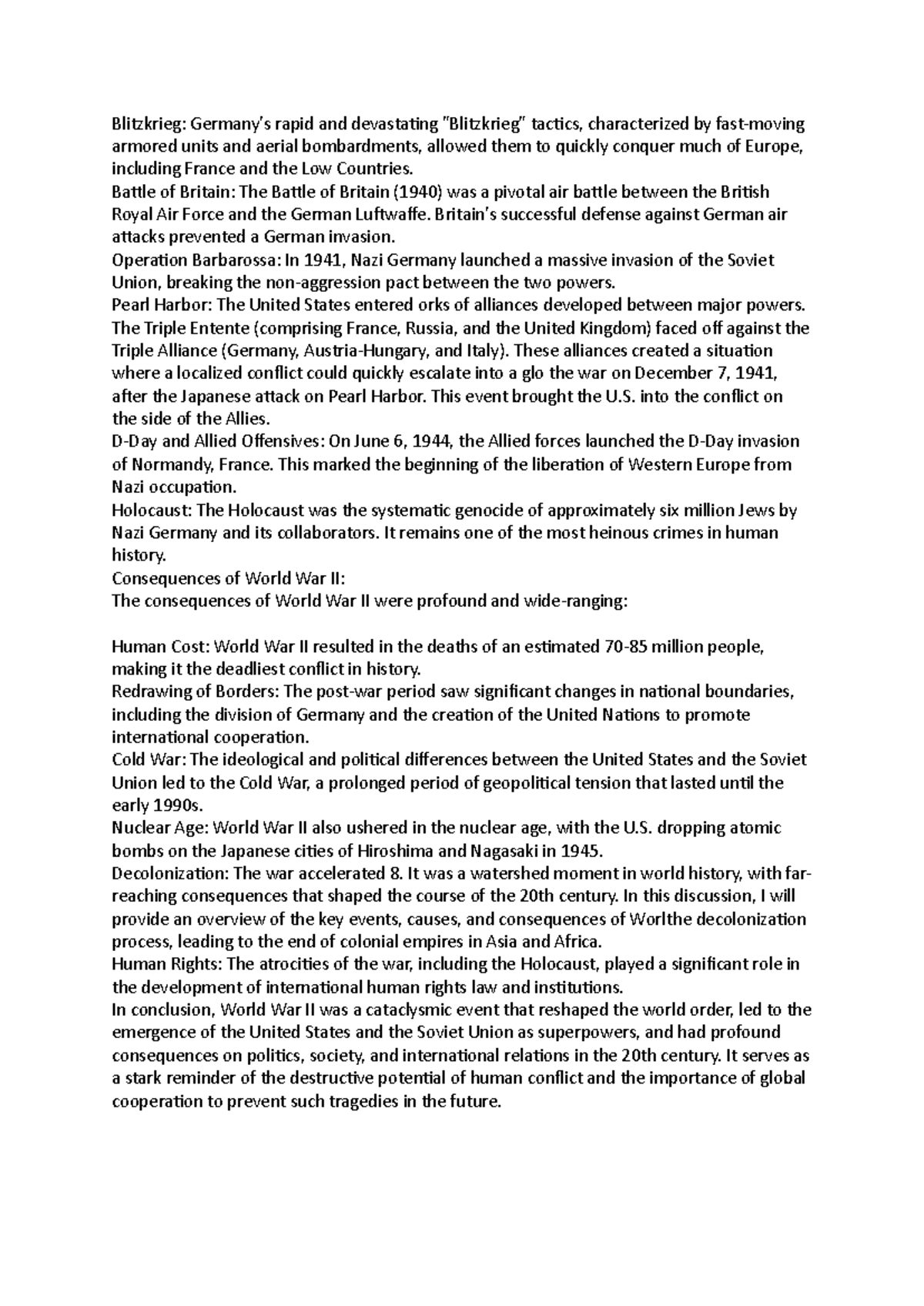 Ww4 - Some details and facts about the topic. - Blitzkrieg: Germany's ...