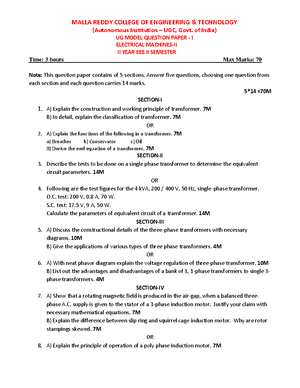 Electrical Drives Notes 1 - ELECTRICAL DRIVES LECTURE NOTES B (IV YEAR ...